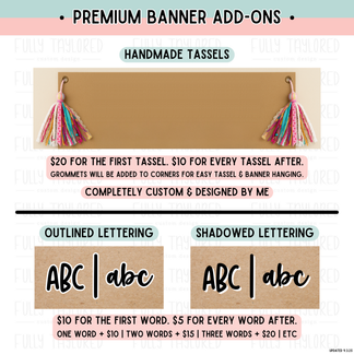 Custom Hand-Painted Banner – Fully Taylored